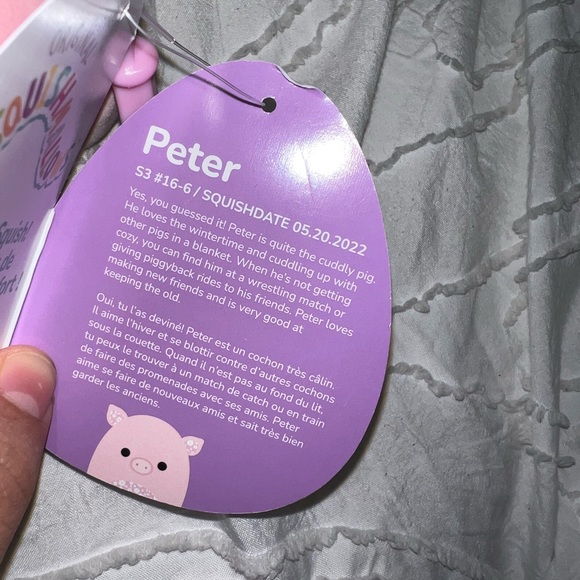 Squishmallows | Toys | Peter The Pig Squishmallow Easter Clip | Poshmark